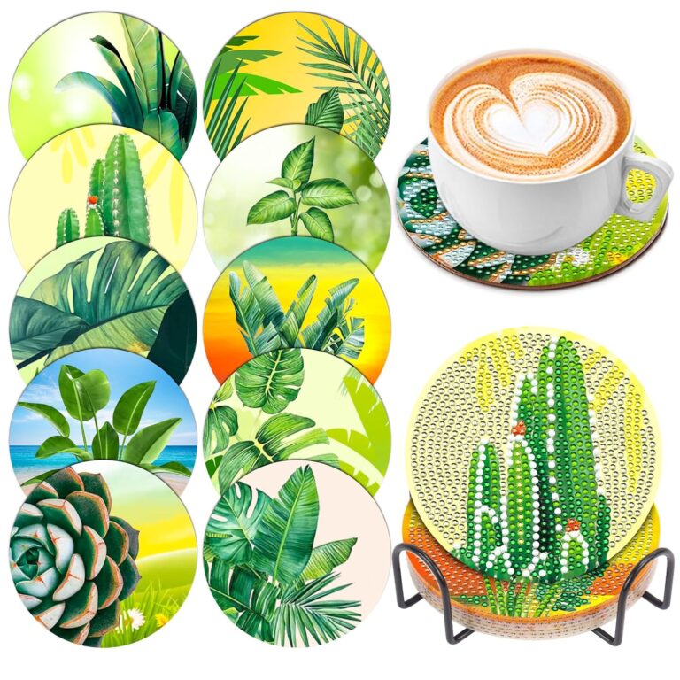 succulent coaster set – S K Ditta