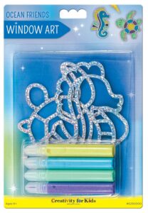Creativity for Kids Window Art Project: Ocean Friends – Create Your Own ...