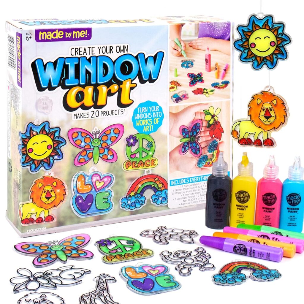 Made By Me Create Your Own Window Art, Paint Your Own Suncatchers, DIY ...