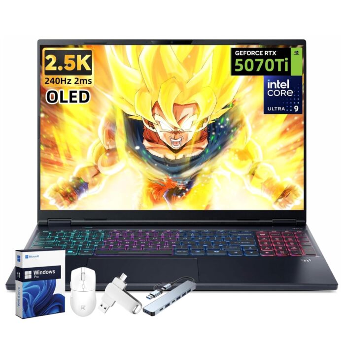 acer Predator Helios Neo 16S AI Gaming Laptop, NVIDIA RTX 5070Ti 12GB ...