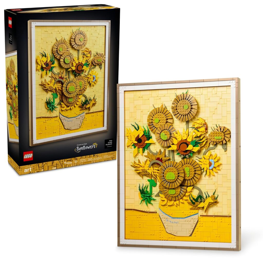 LEGO Art Vincent Van Gogh – Sunflowers Building Set for Adults – Home ...
