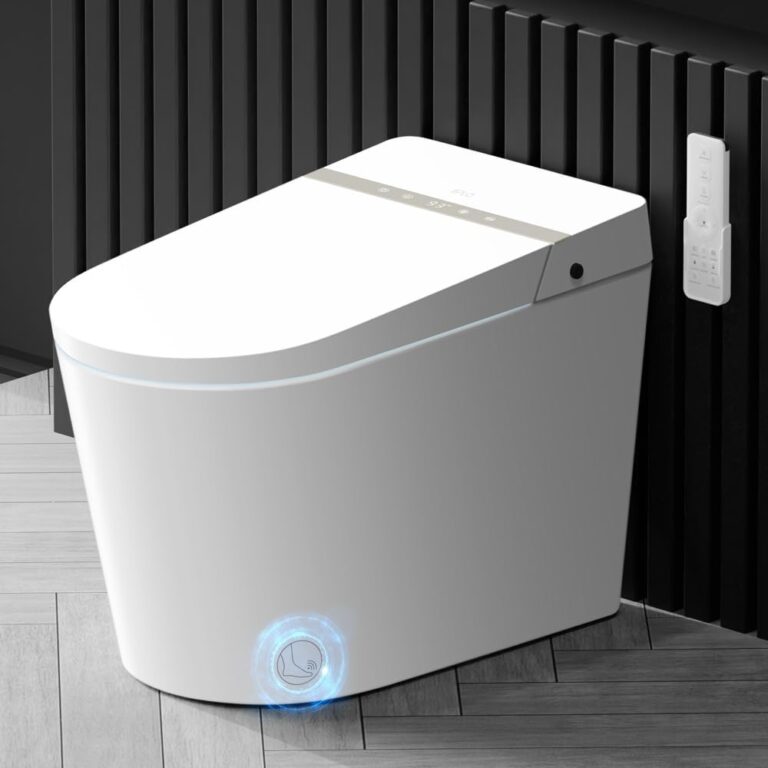EPLO Smart Toilet Bidet,Auto Open/Close lid,Blackout Flush,Heated Seat ...